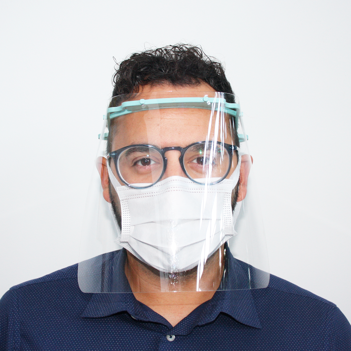 Visiera protettiva in APET riutilizzabile - Scegli la sicurezza